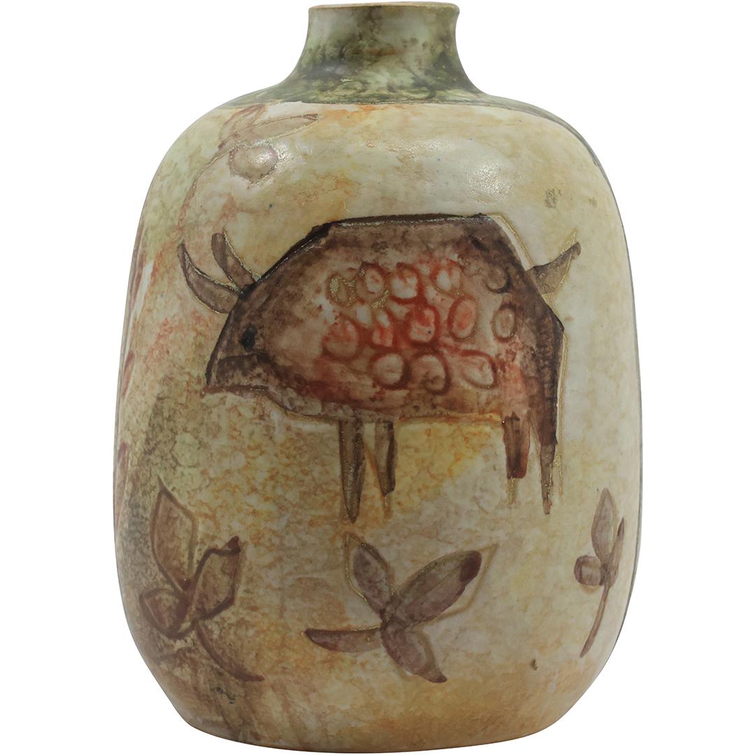Modigliani Via Condotti Italy Decorated Art Pottery Vase 5 Inches ...