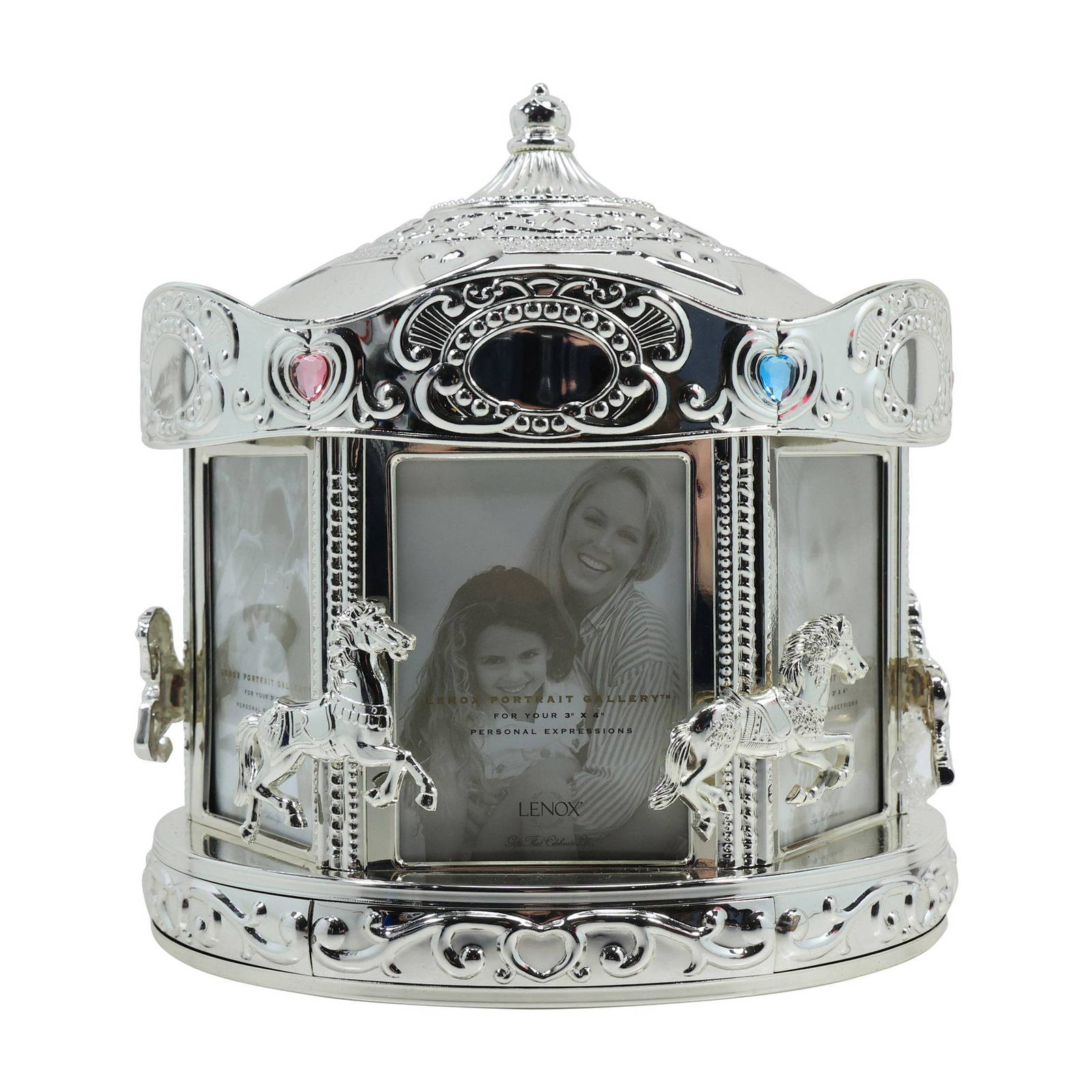 Lenox Rotating Carousel Picture Frame Display Auction