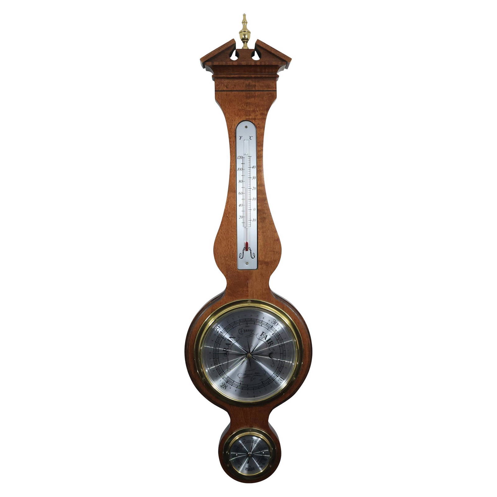Howard Miller Wall Mount Barometer - Clean - 25 Inches Length Auction