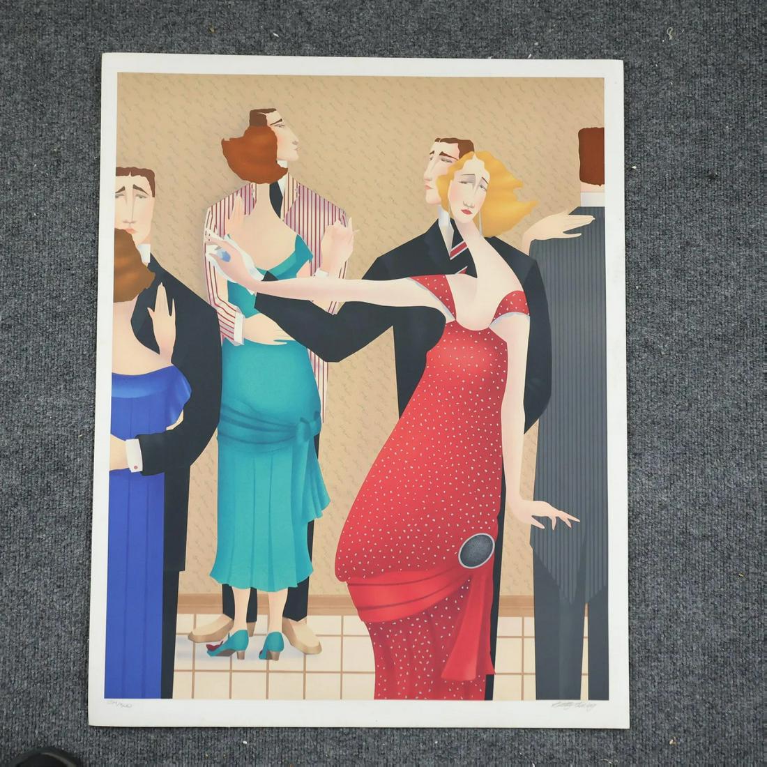 Laura Beatty, John Fehling Lithograph Edition Of 300, Modernism Figures ...