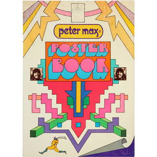 1970's Peter Max Poster Book.