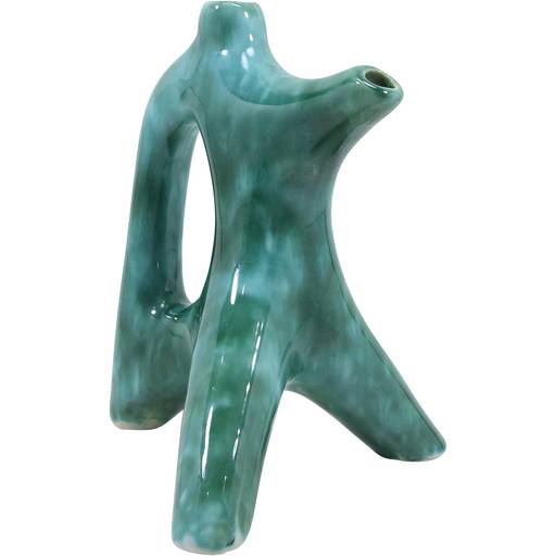 Mid Century Modern Breen Glazed Ceramic Torso Sculpture Bud Base 9.75 ...