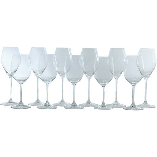 11 Riedel Crystal Glass Wine Stemware Glasses In 2 Sizes [5] And [6]