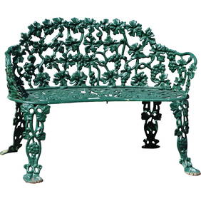 Regalia Cast Iron & Wood Garden Bench