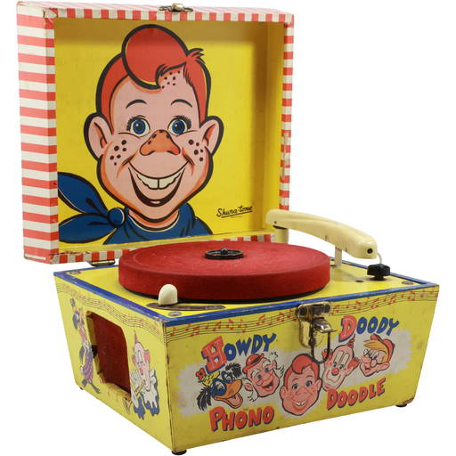 Howdy Doody Phono Doodle Record Player By Shura Tone