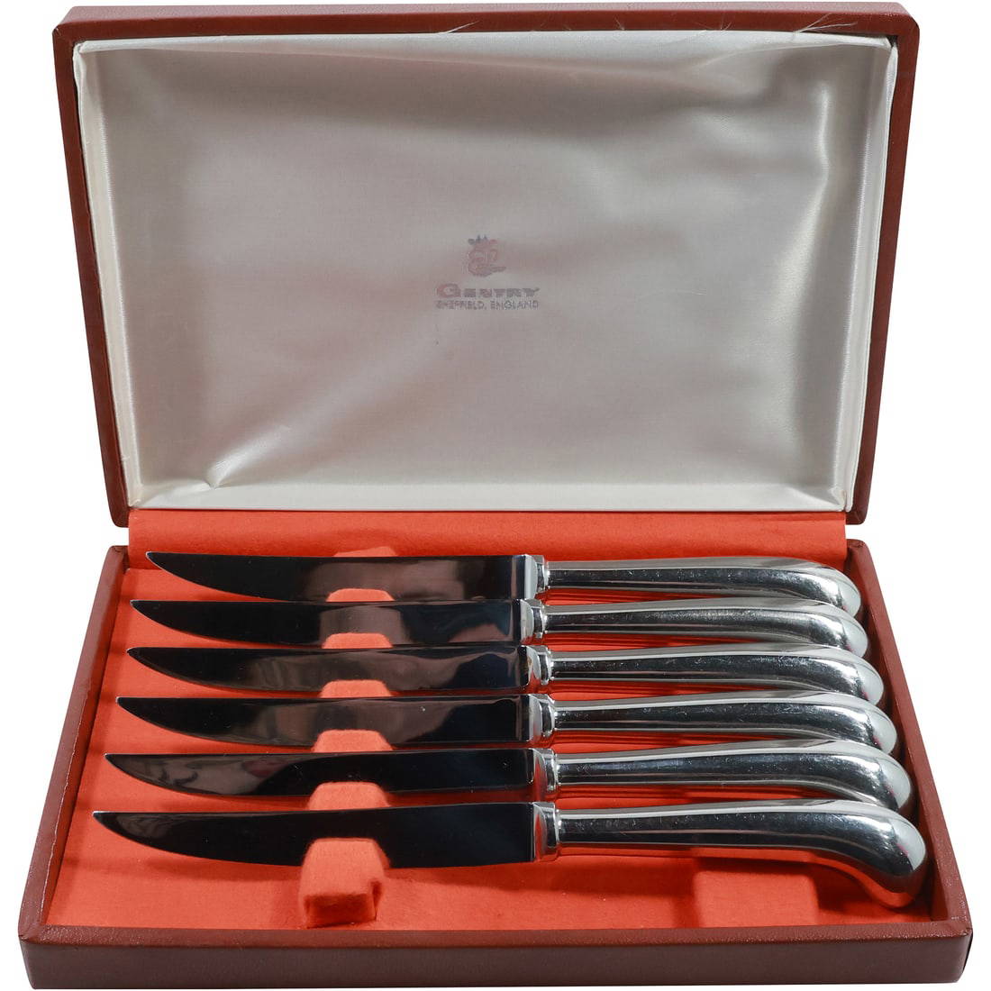 Gentry Sheffield England, Stainless Steel, Set Of 6 Cutlery Knives In ...
