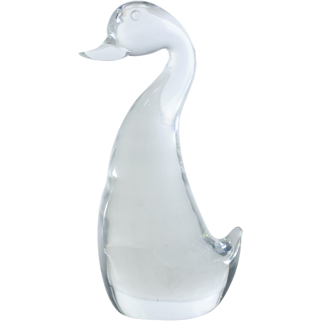 Signed Steuben Crystal Glass Mallard Duck Figure Statue 7.75 In. Height ...
