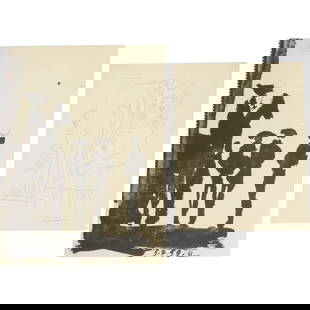 Pablo Picasso, (2) Lithographs