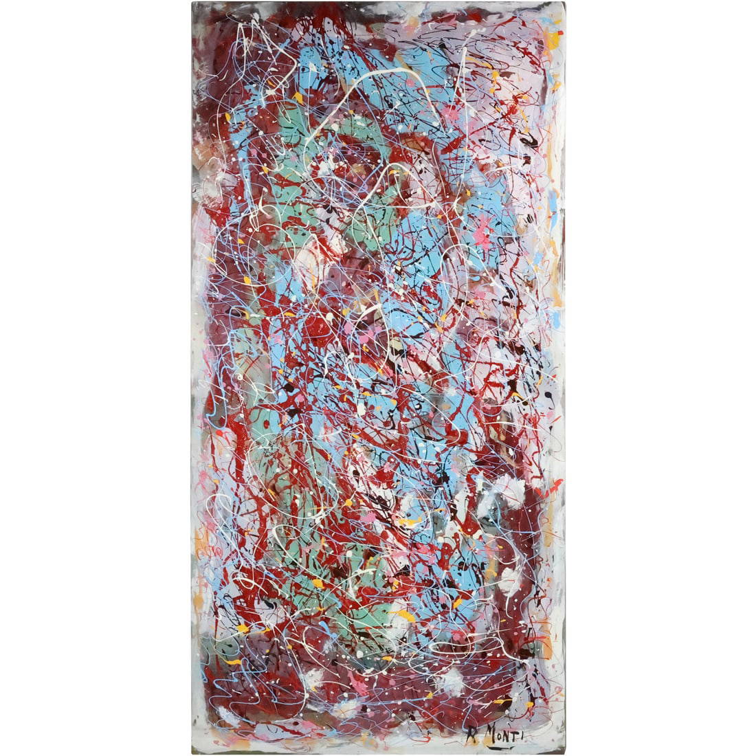 Rocco Monticolo, R Monti, 1931-2022, Large Oil On Canvas Painting ...