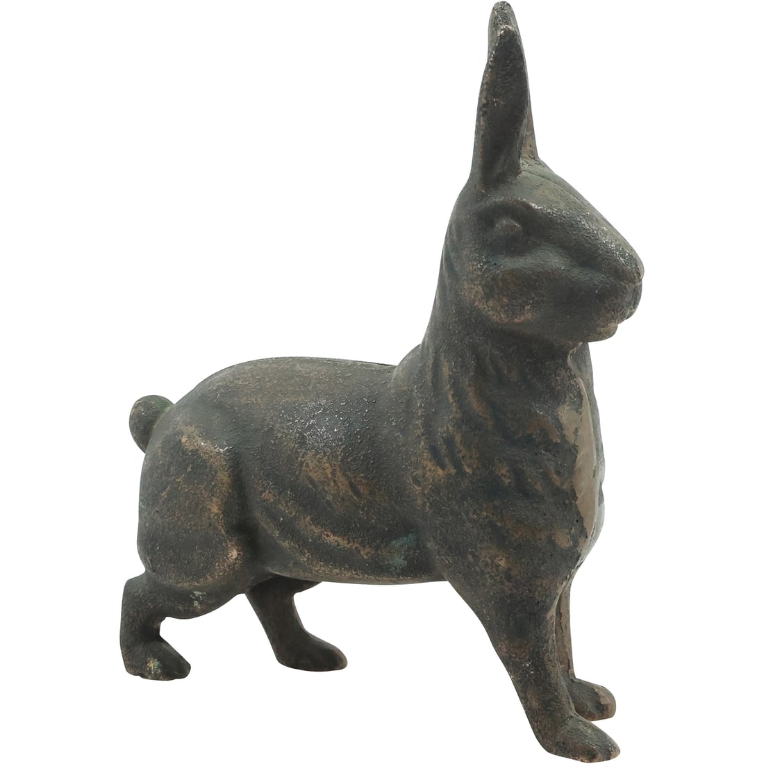 Antique A.c. Williams Cast Iron Rabbit Figurative Still Bank In ...