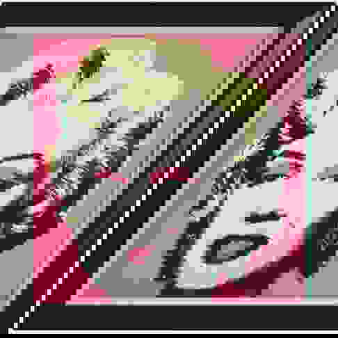 Andy Warhol Serigraph Portrait Marilyn Monroe, Label On Verso Auction