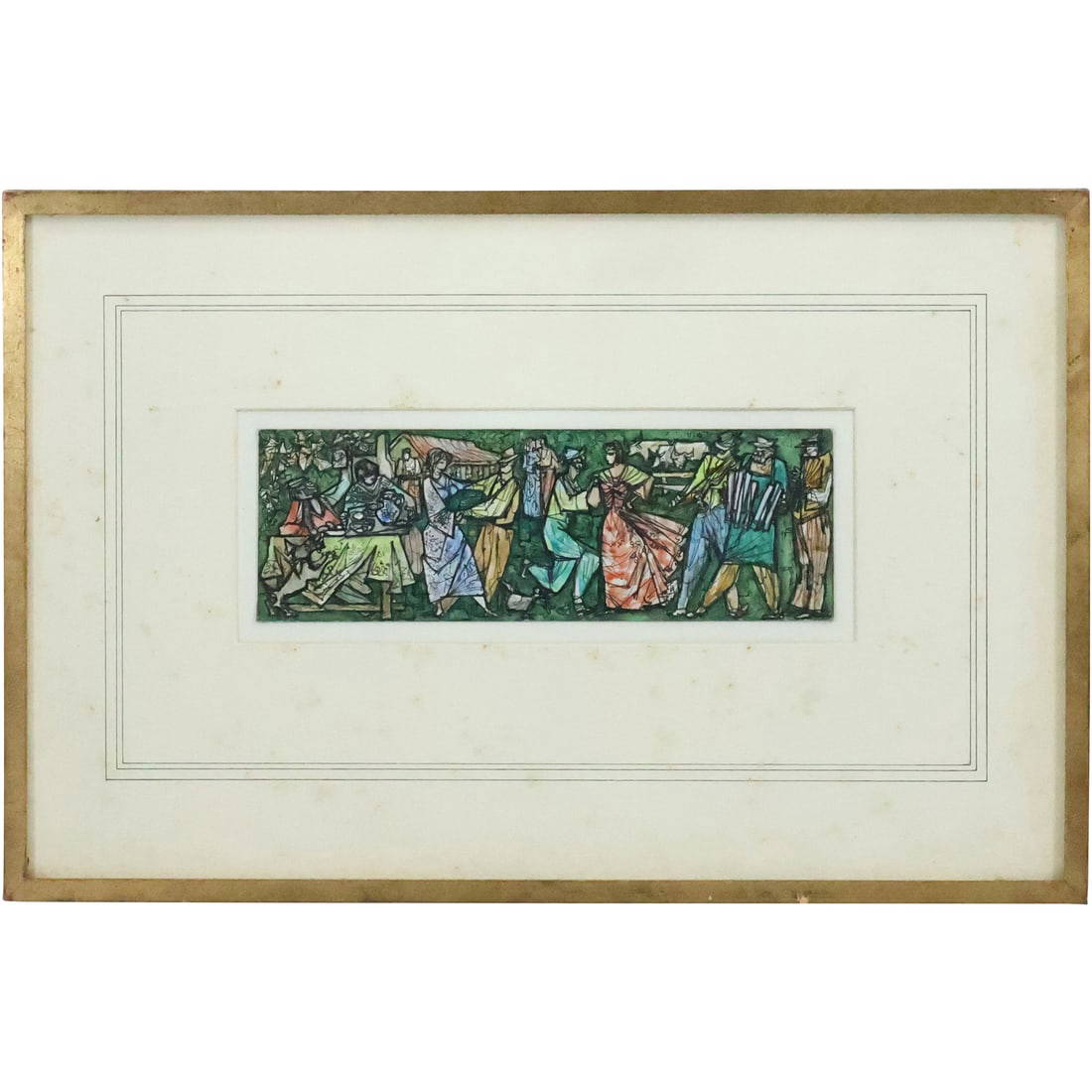 Mixed Media Oil Painting Original Art For The "evander Tapestry By ...