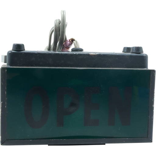 Vintage Open / Closed Electric Light Sign From A Five And Dime Store