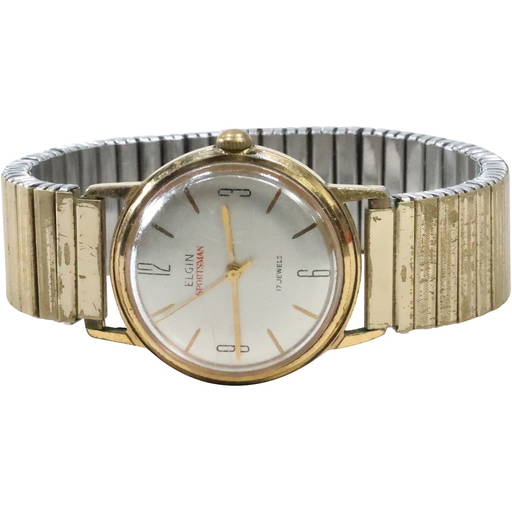 Elgin Sportsman 17 Jewels Durapower Men's Wristwatch Works
