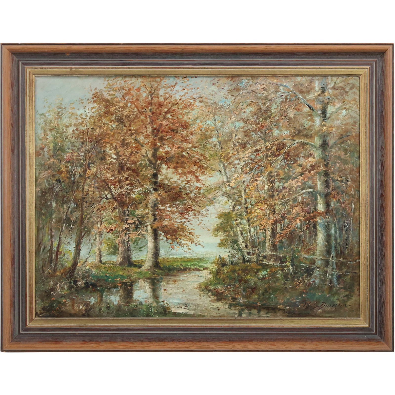 William Savery Bucklin (1851 - 1928) American, Oil On Canvas Painting ...
