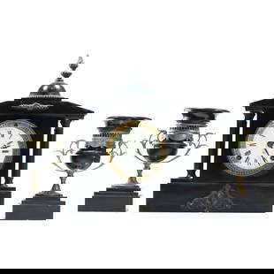 Ansonia Clock Co. Figural "music" Mantle Clock Auction