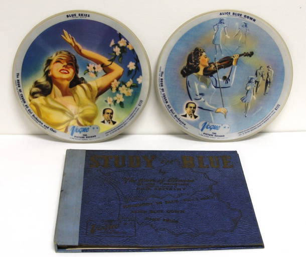 Vogue Picture Records Double Album Study In Blue