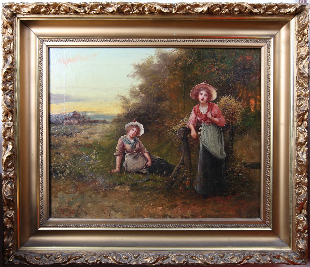 J.M. Colvin, Oil Painting on Canvas