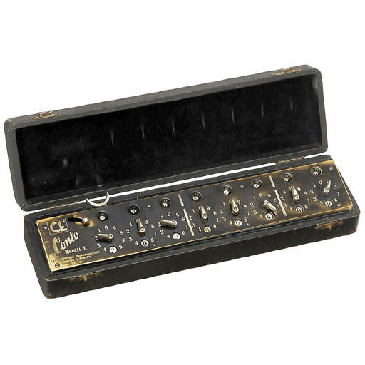 Swiss "conto" Model C Calculating Machine, 1912