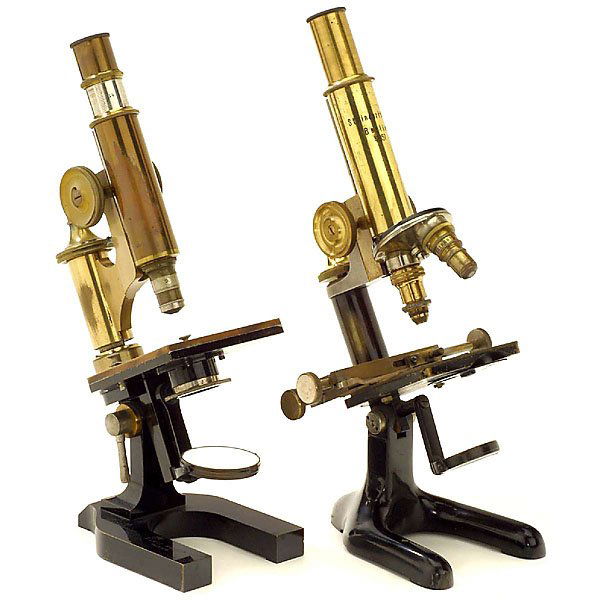 686: 2 German Microscopes, c. 1920