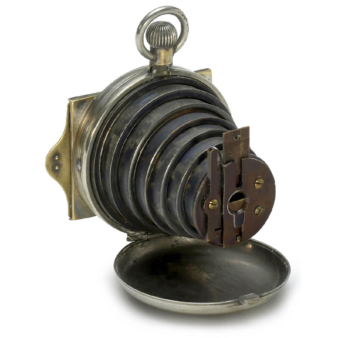 Lancaster's Patent Watch Camera, "Men's Model", c. 1886