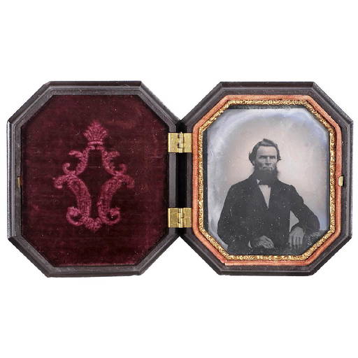 Union Case With Ambrotype, C. 1856