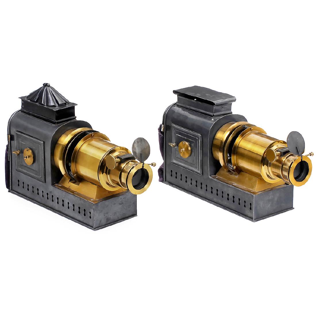 Dissolving-View Magic Lantern by E. Leybold's, Cöln