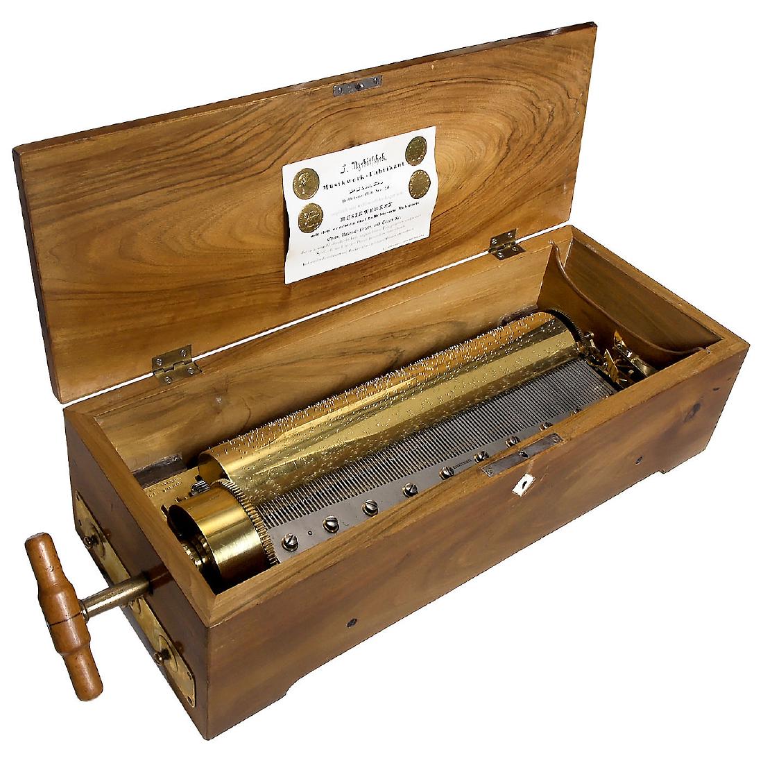 Rare Large 'Salesman's Sample' Musical Box by F.