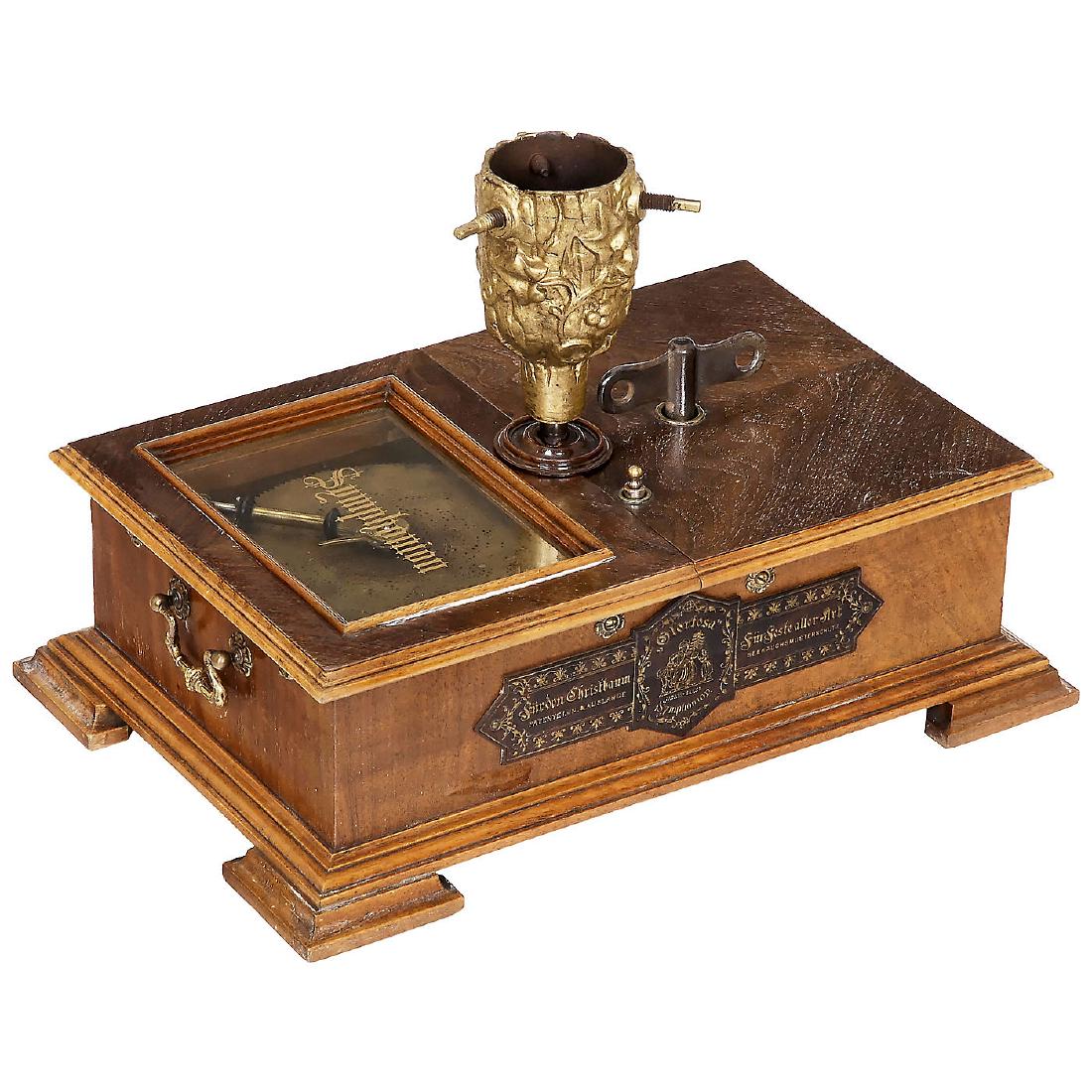 Symphonion Gloriosa Musical Christmas Tree Stand, 1892