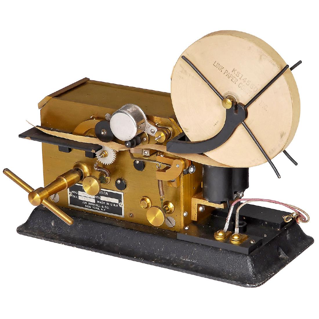 Pen Register Telegraph By Bunnell, C. 1900