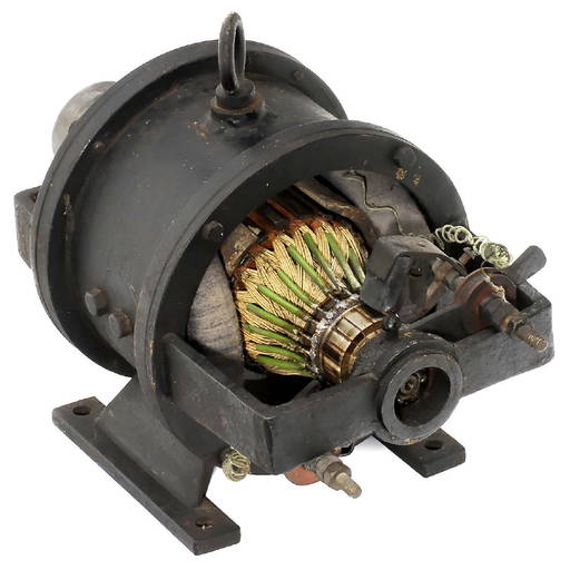 Gas Or Steam Engine Dynamo, C. 1910