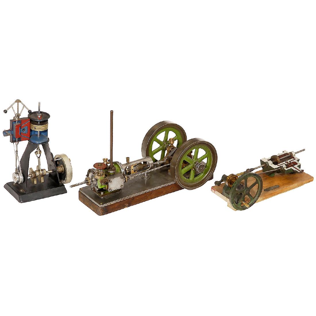 Steam Engine And 2 Demonstration Models