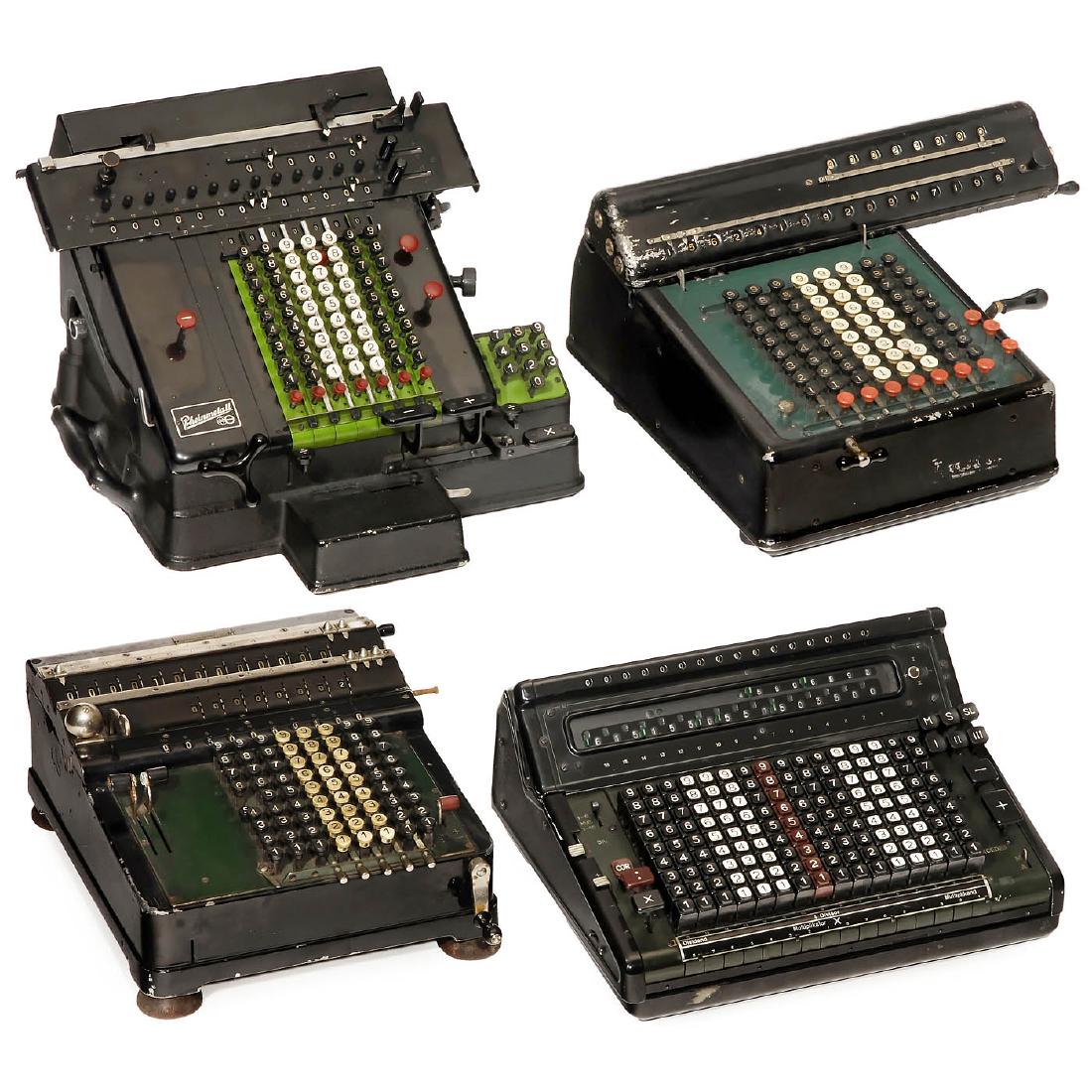 4 Calculating Machines, C. 1930