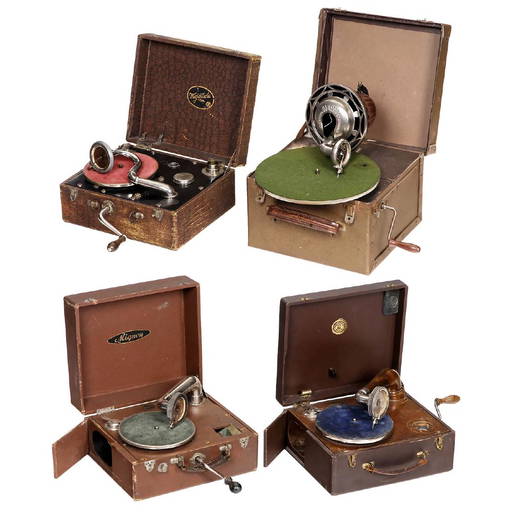 4 Small Portable Gramophones, c. 1930 - May 18, 2019 | Auction Team ...