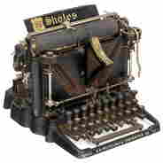Sholes & Glidden Typewriter, 1873 - Oct 12, 2019 | Auction Team Breker ...