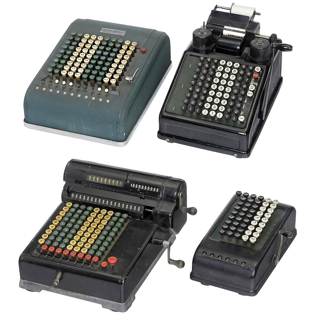 4 American Mechanical Calculating Machines
