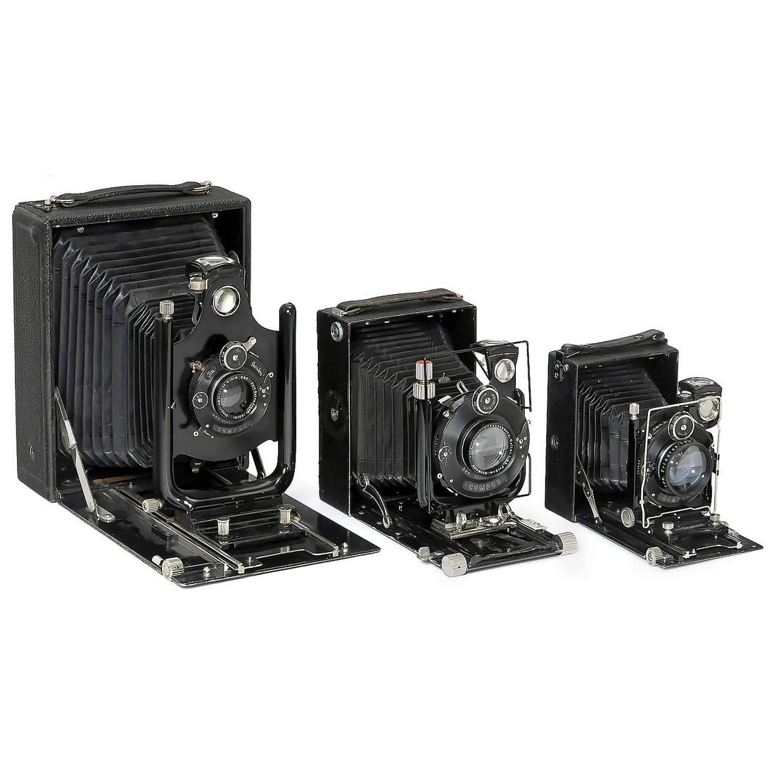 3 Rare Plate Cameras With Remarkable Lenses, C. 1912 30