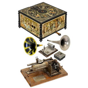 "puck" Phonograph, C. 1900