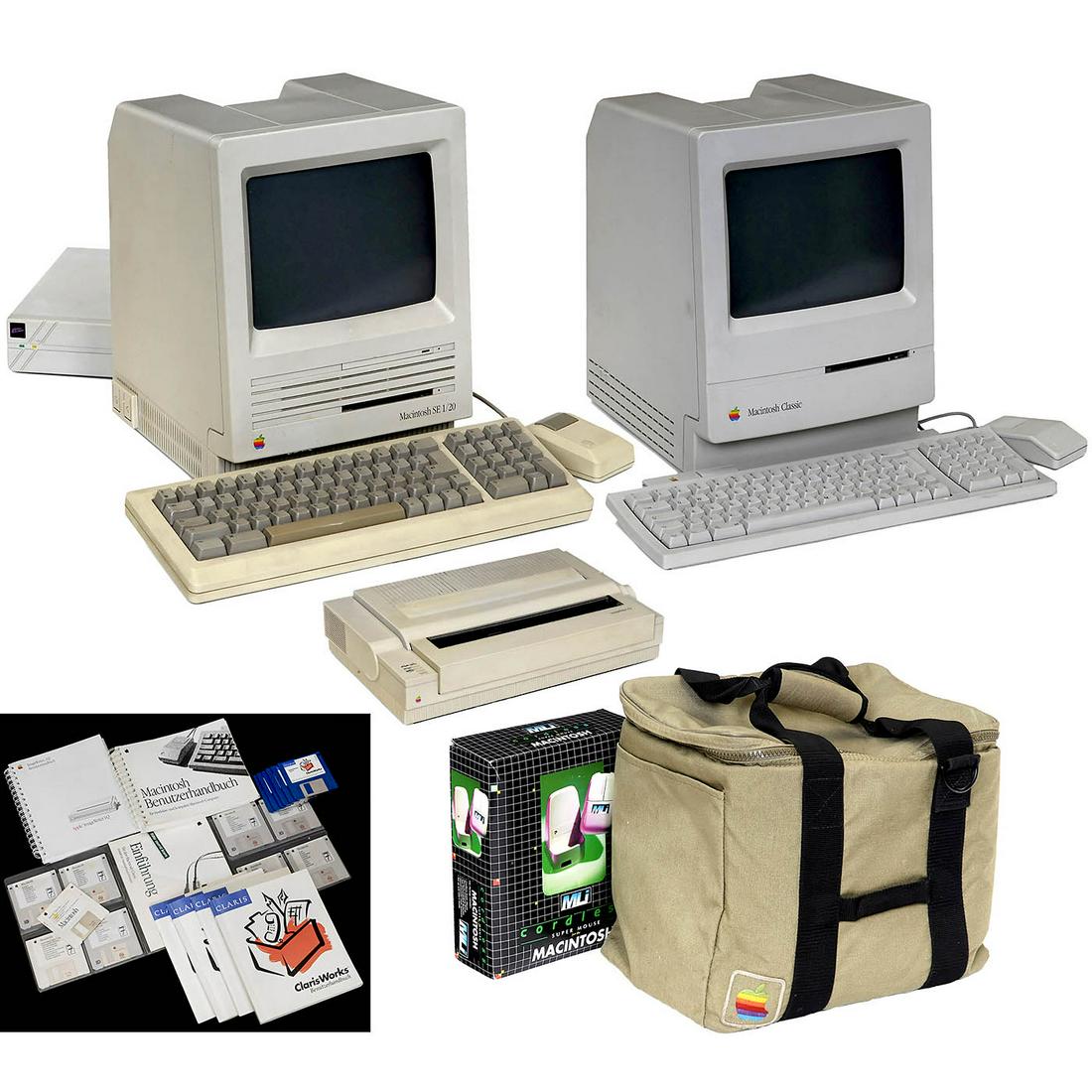 2 Apple Macintosh Computers and 1 Official Apple Bag, - Oct 31, 2020 ...