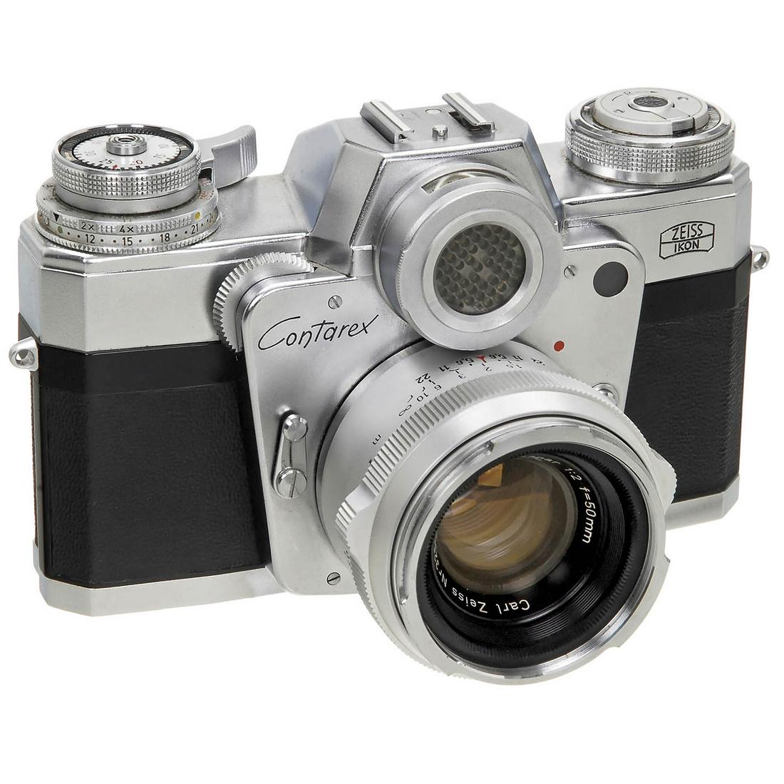 Contarex "bull's Eye" With Planar 2/50 Mm, C. 1960