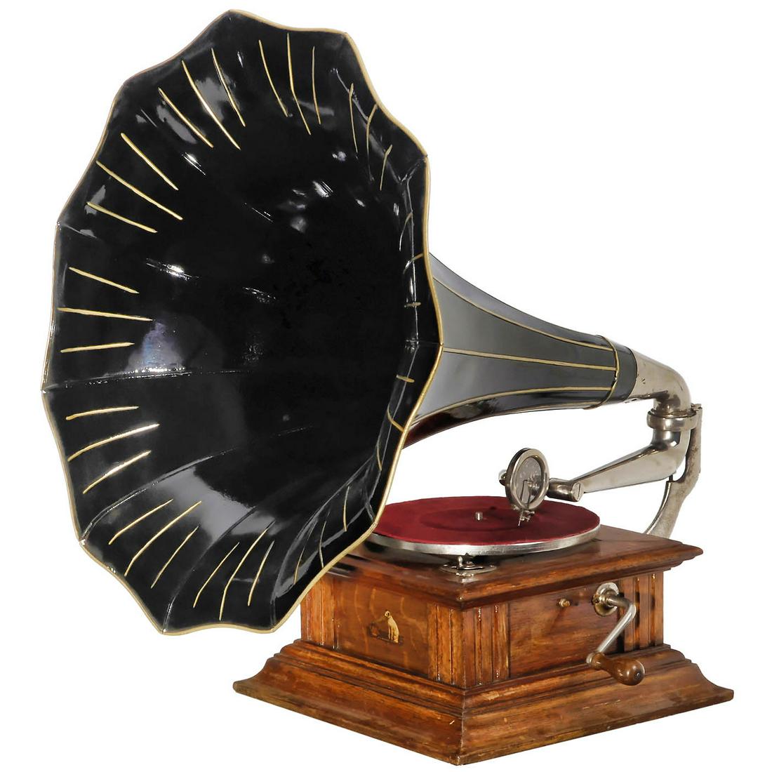 Hmv Horn Gramophone, C. 1915