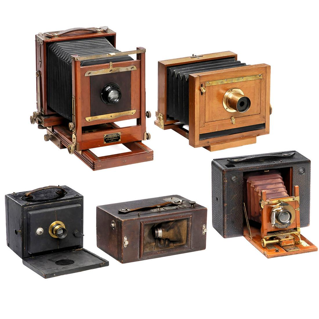 5 American Cameras, 1880 Onwards