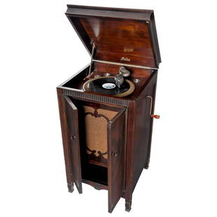 Elegant Garrard Cabinet Gramophone, C. 1925