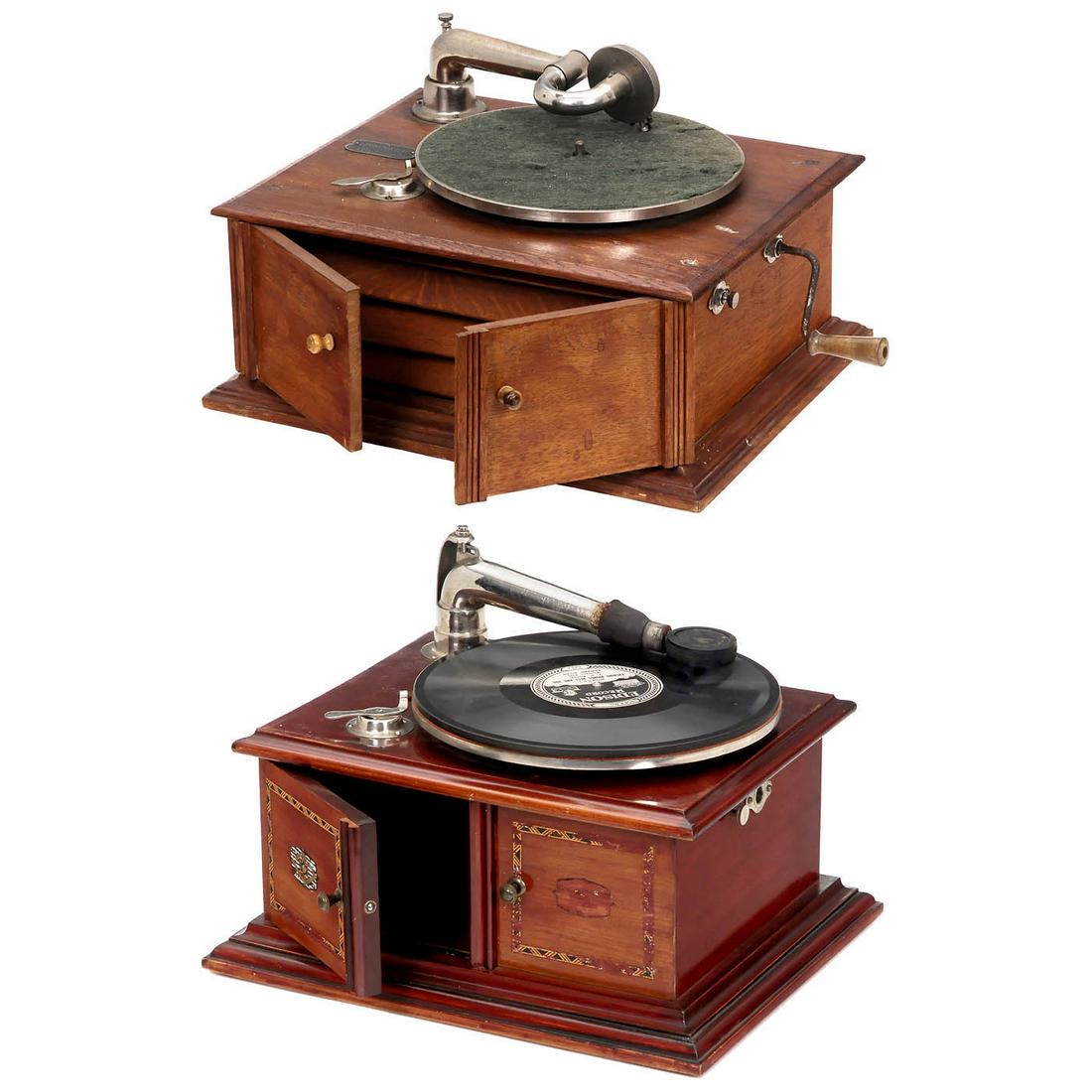 Two Table Gramophones | Barnebys