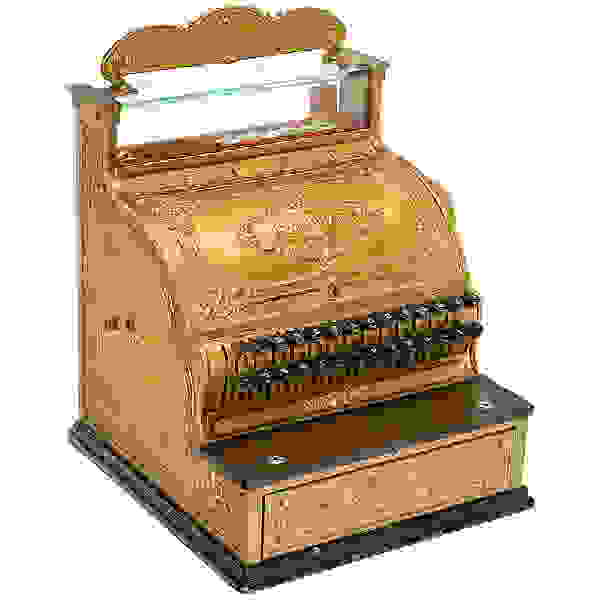 Cash Register "national Model 345", C. 1910