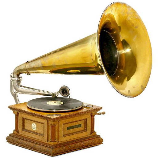 Horn Gramophone "hmv Single Spring Monarch", 1904