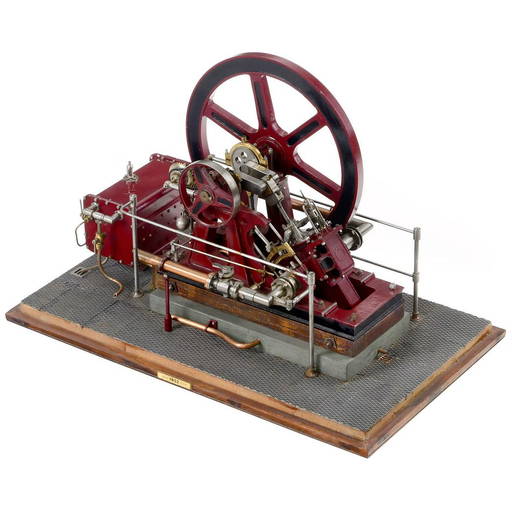 Working Model Of An Oscillating Single Cylinder Steam Engine