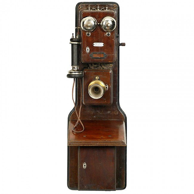 59: Large Wall Telephone "Alexander Graham Bell, 1880
