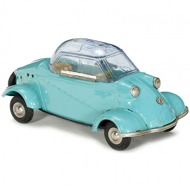 613: Japanese Tin Toy Car "Messerschmitt" by Bandai, 19