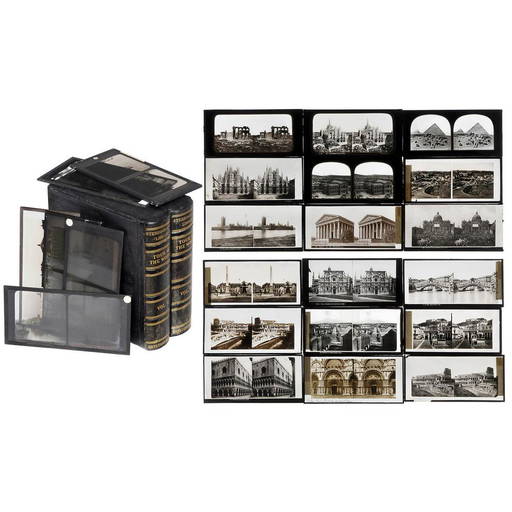 39 Stereo Slides in 9 x 18 cm Format, 1855 onwards (#0116) on Sep 16 ...